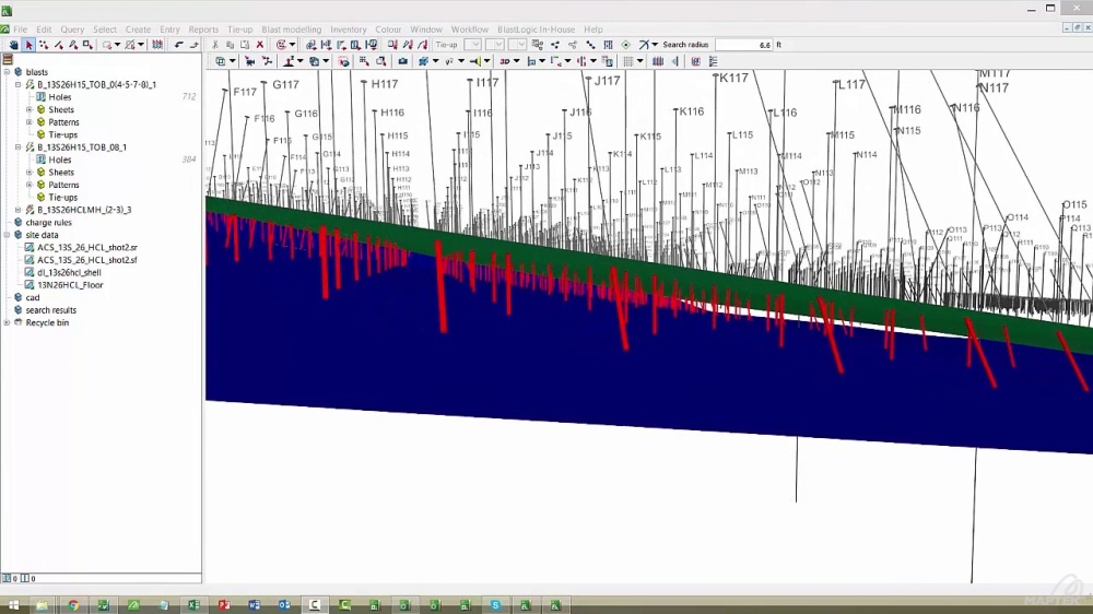 Maptek - BlastLogic Through-seam Blasting