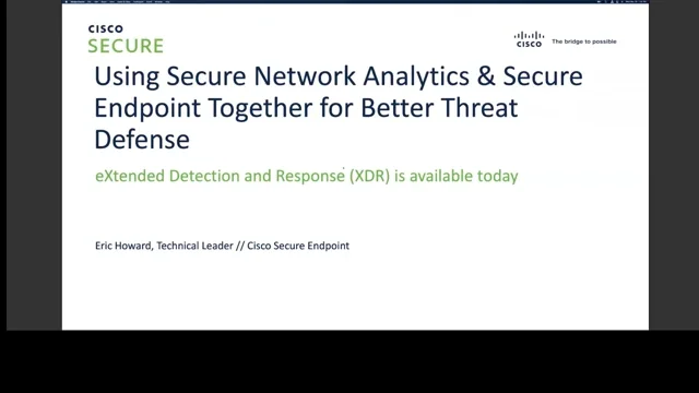 Know Your Networks & Endpoints Better with Cisco Secure Network ...