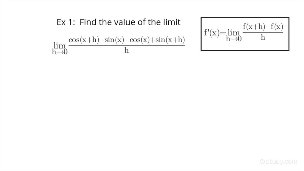 Choosing a Strategy for Determining the Limit of a Function by ...