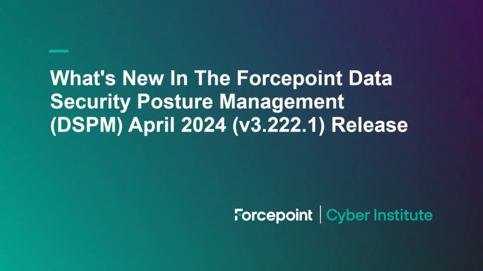 Forcepoint Cyber Institute