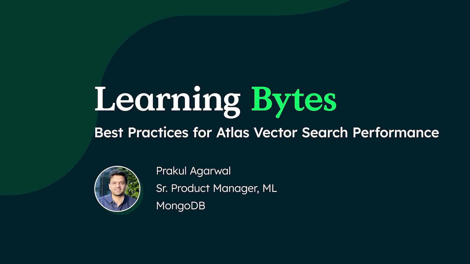 Best Practices for Atlas Vector Search Performance - Learn | MongoDB Best Practices for Atlas Vector Search Performance - Learn | MongoDB