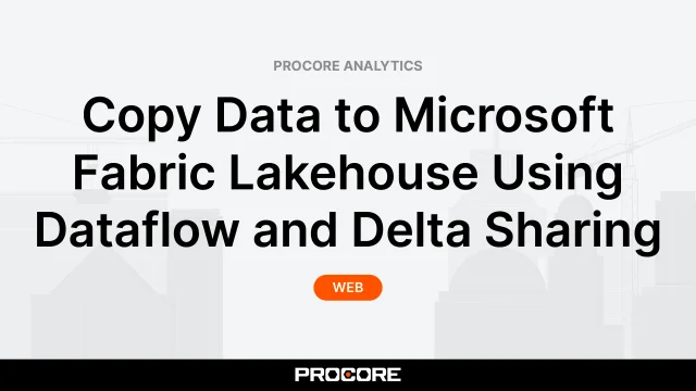 Analytics - Videos - Procore