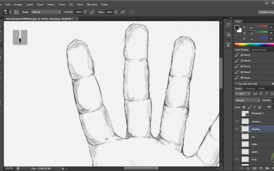Introduction to Digital Figure Drawing - Hands