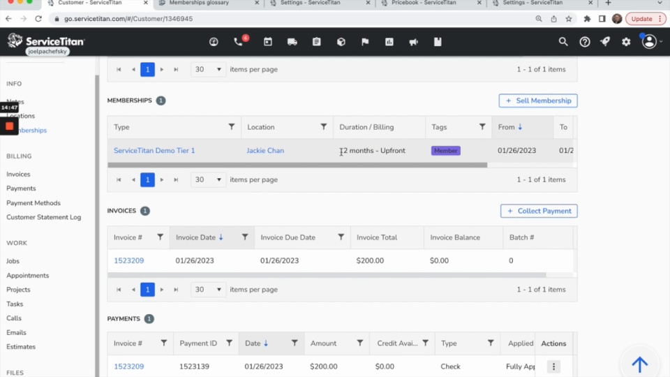 Quick Tips - Selling Memberships from Office - ServiceTitan Community