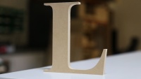 Unpainted MDF Wood Letters - Custom | Woodland Mfg