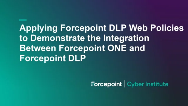 Forcepoint Cyber Institute