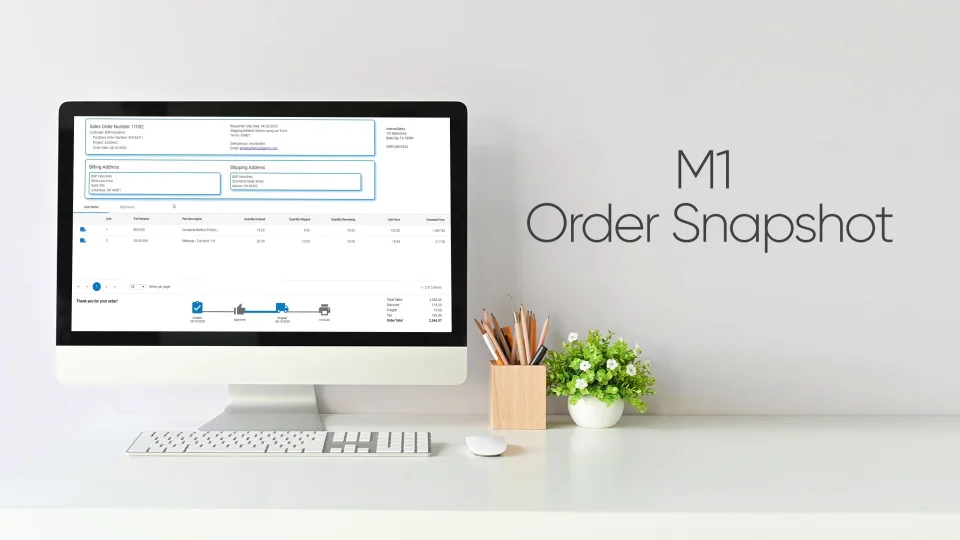 M1 Order Snapshot Demo