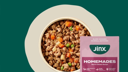 JINX Salmon Crumbles High-Protein Dry Dog Food Topper, 8-oz bundle ...