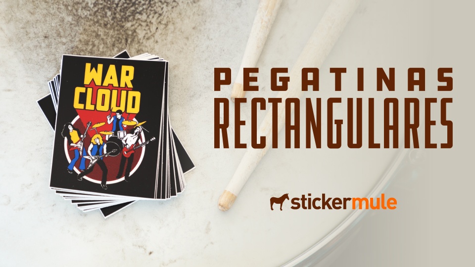 Stickers rectangulares | Envío gratis | Sticker Mule