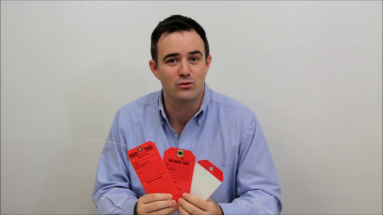 5S Red Tag Production Control Tag - Safety Tags, SKU: TG-0760
