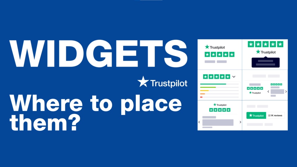 Where to place TrustBox widgets on your website