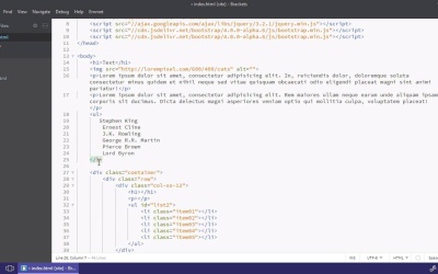 Essential Extensions for Brackets - HTML Wrapper
