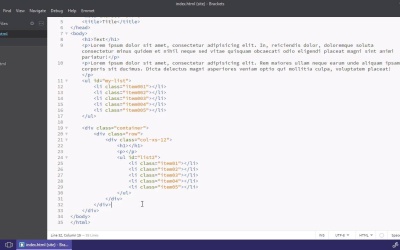Essential Extensions for Brackets - Indent Guides