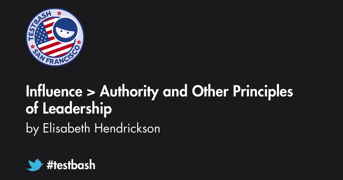 Influence > Authority and Other Principles of Leadership - Elisabeth ...