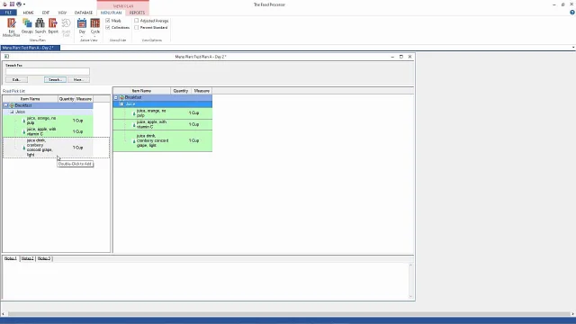Menu Plan Module - Confluence