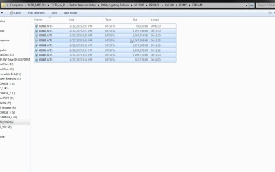 Introduction to Video Editing - File Structure