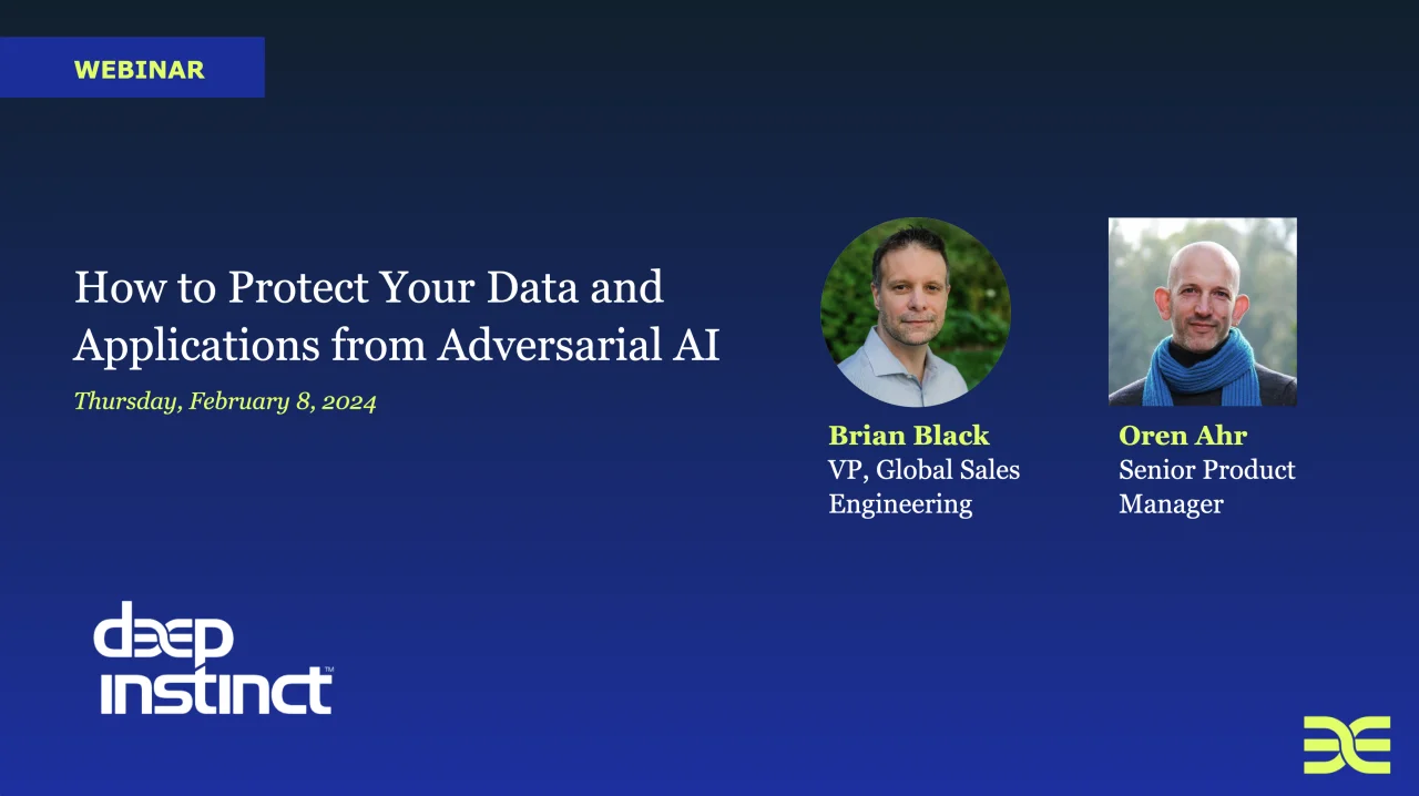 How to Protect Your Data and Applications from Adversarial AI - Deep ...