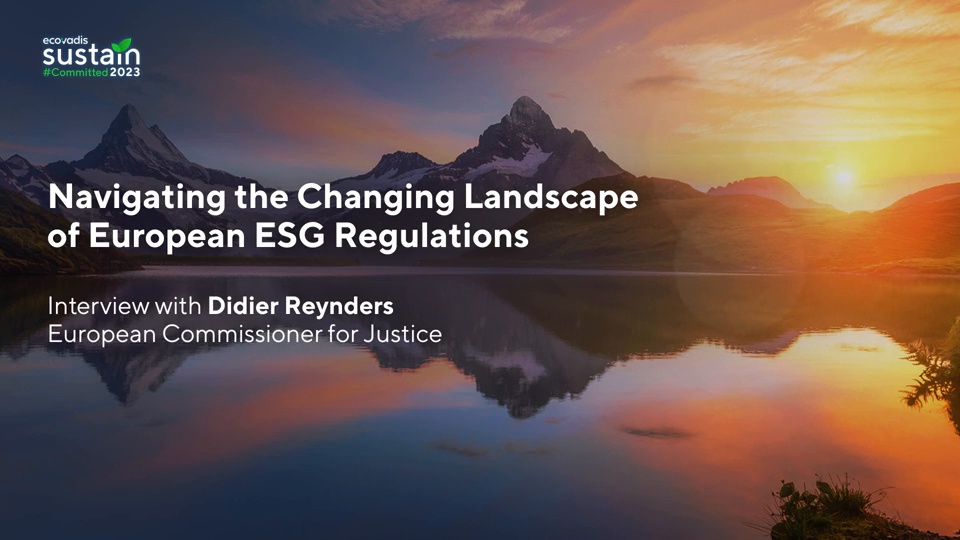 Navigating the Changing Landscape of European ESG Regulations | EcoVadis