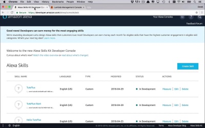 Create Your Own Alexa Skill - Creating the Lambda Function