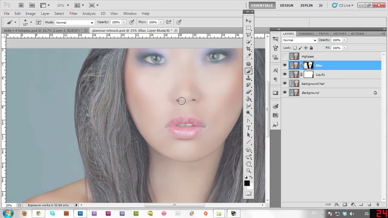 Glamour Photo Retouching Techniques Skin Smoothing