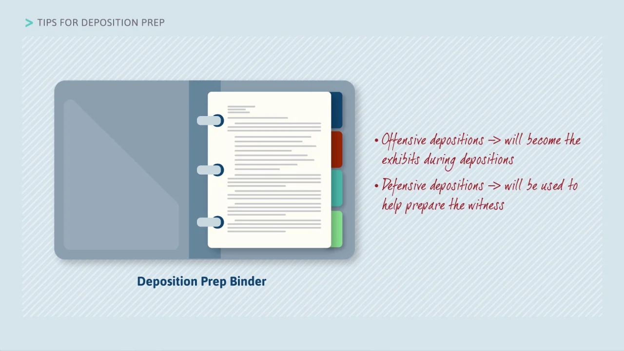 Tips for Deposition Prep - Civil Litigation Basics