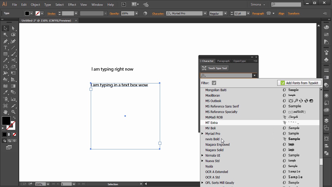 The Fundamentals of Adobe Illustrator - The Type Tool
