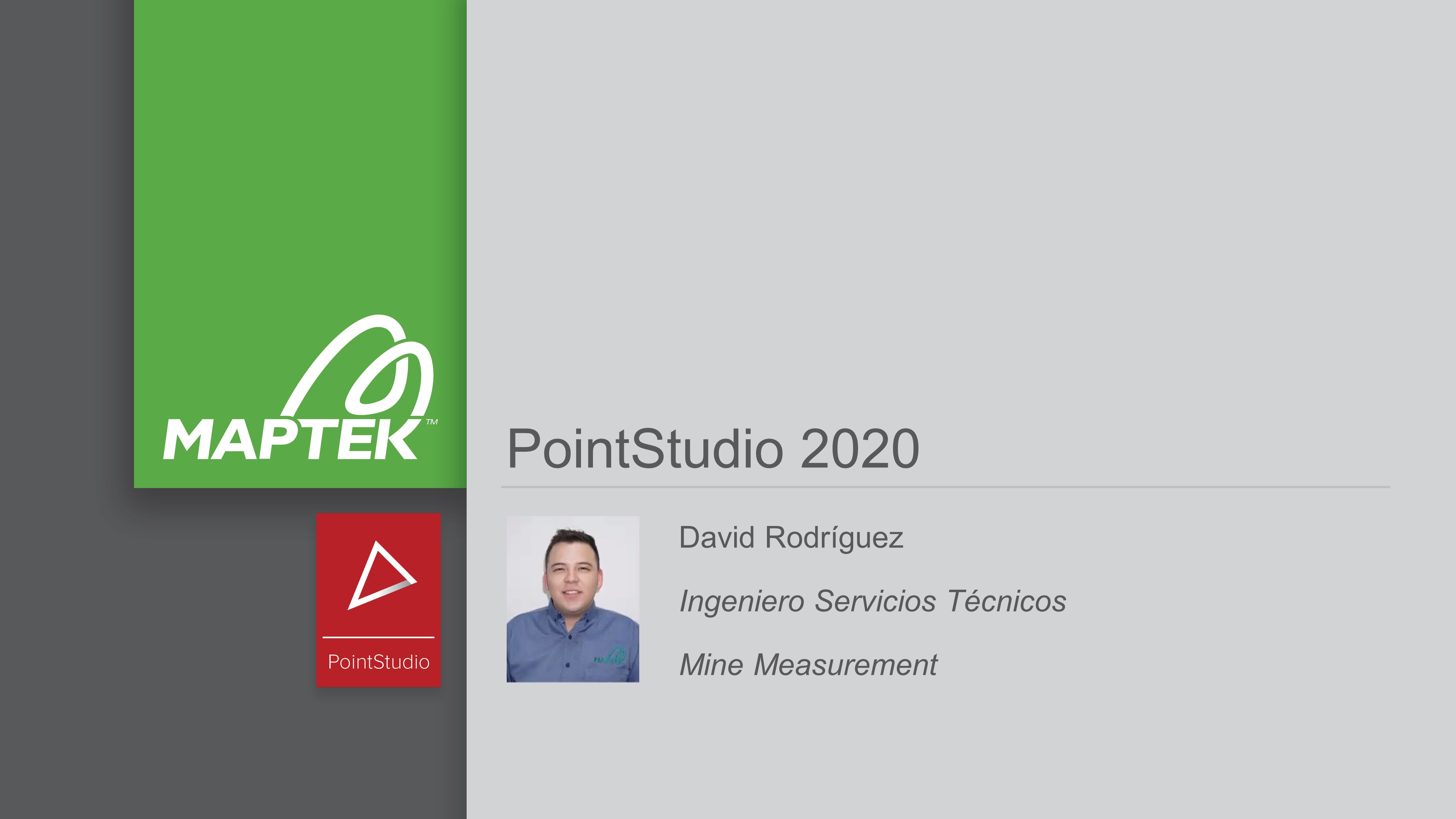 Maptek - PointStudio 2020