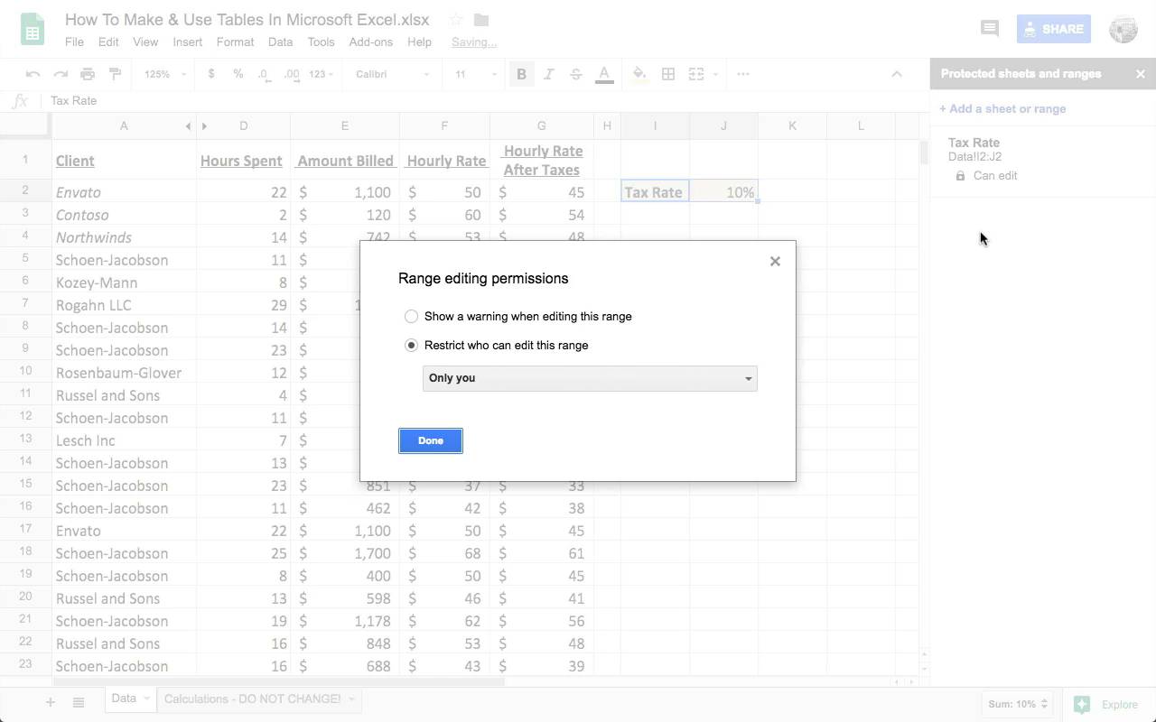 How To Protect Sheets Lock Cells In Google Sheets B t Ch Xanh