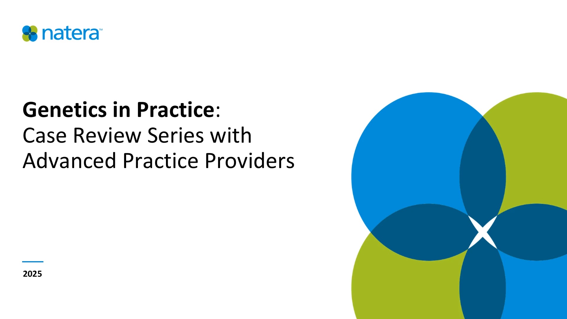 Genetics in Practice: Case Review Series with Advanced Practice Providers