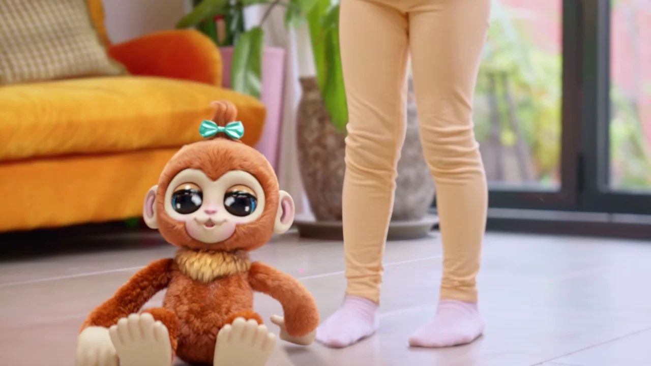 Monkey Furreal Friends Cuddles