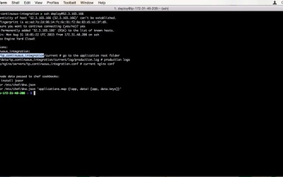 Continuous Integration Workflow - Engine Yard Deployment