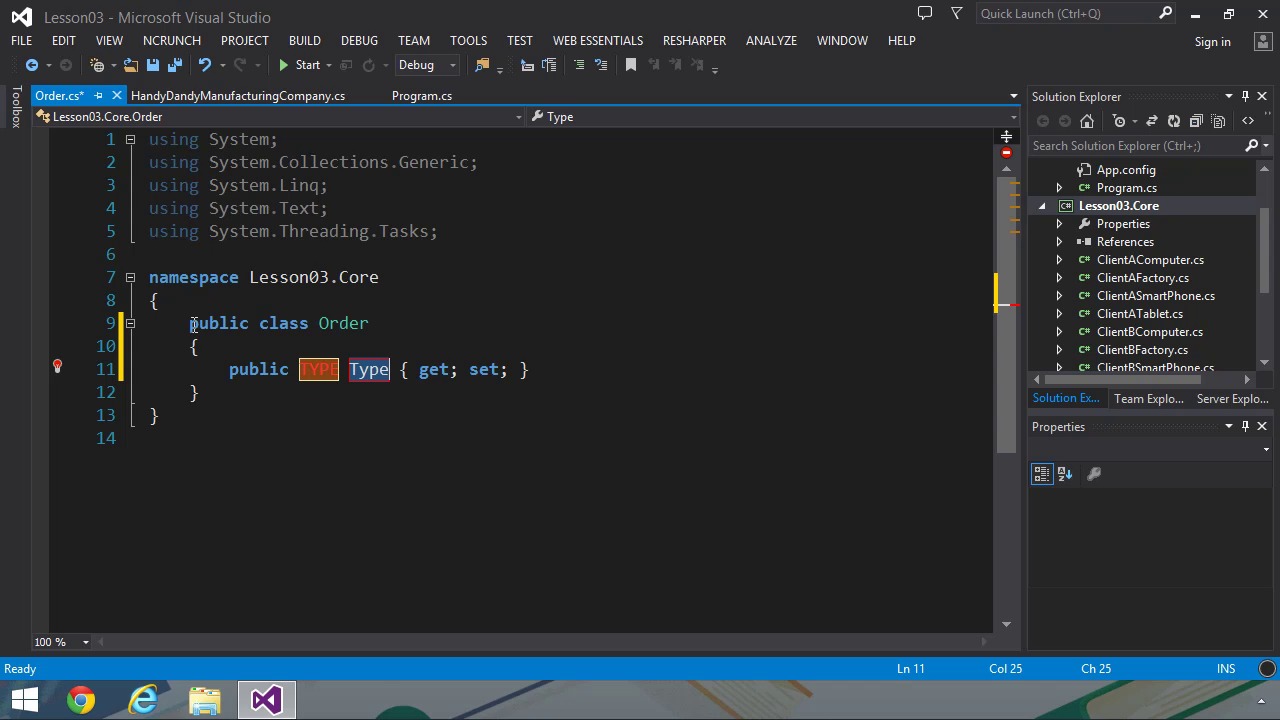 Design Patterns in C# - Factory Classes