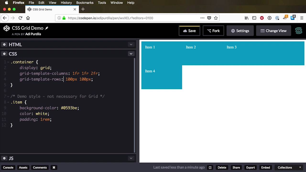 A Quick Introduction to CSS Grid Layout - Defining Rows and Columns