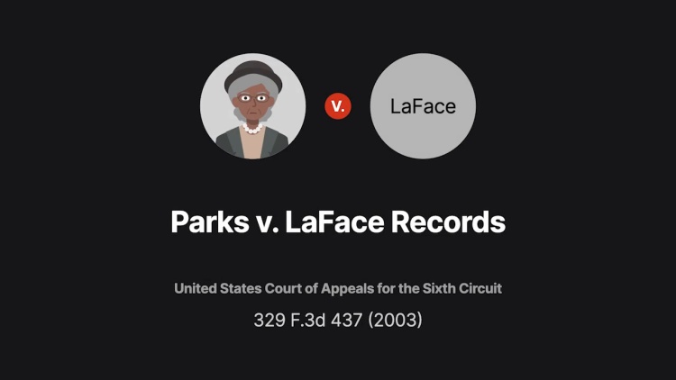 Parks v. LaFace Records, 329 F.3d 437 (2003): Case Brief Summary | Quimbee