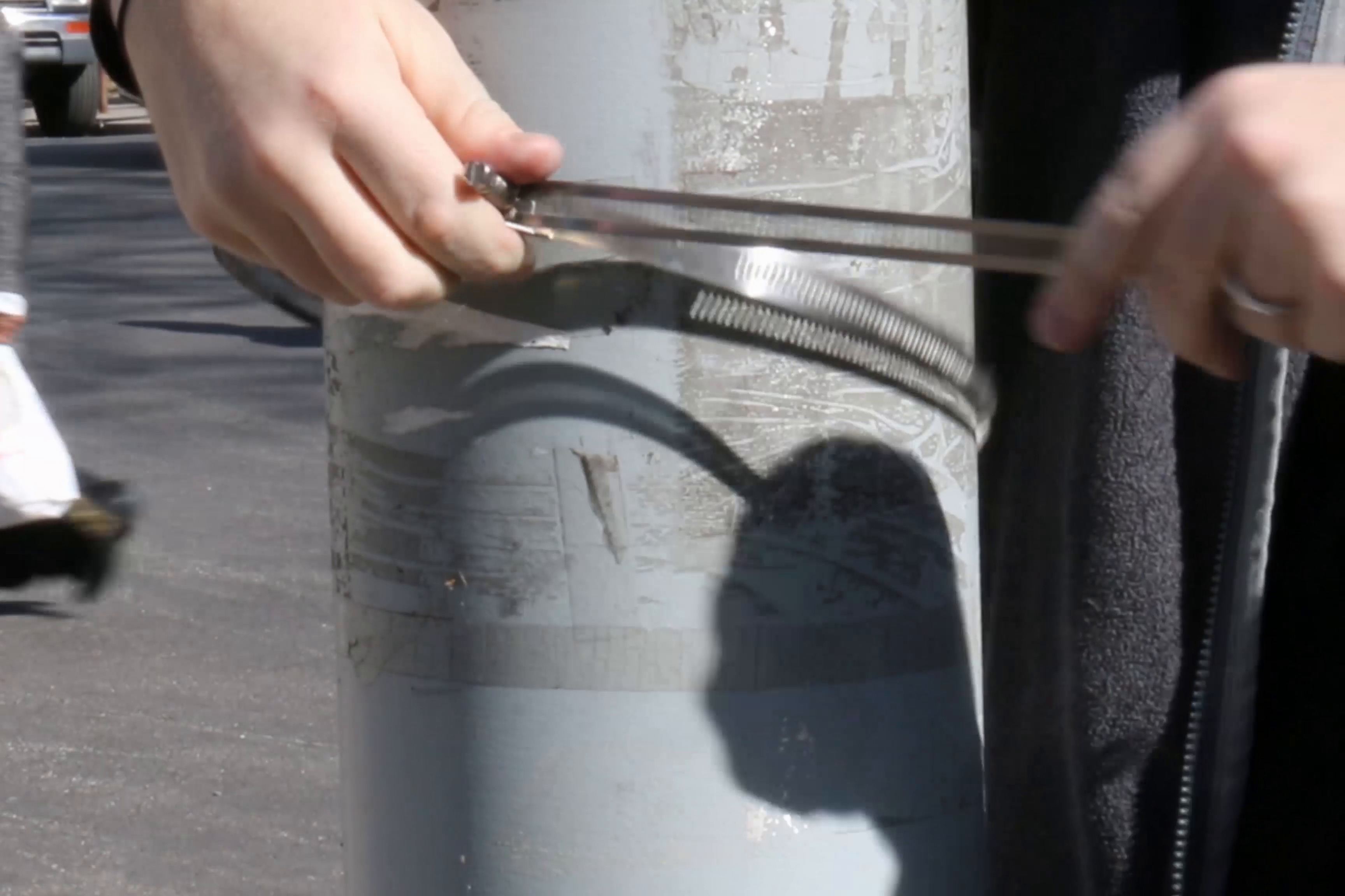 Stainless Steel Sign Hose Clamp, SKU: K-HOSE-CLAMP