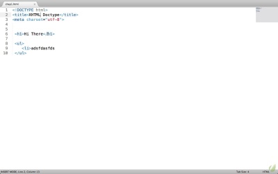HTML5 Fundamentals - The Simplest HTML Document Possible
