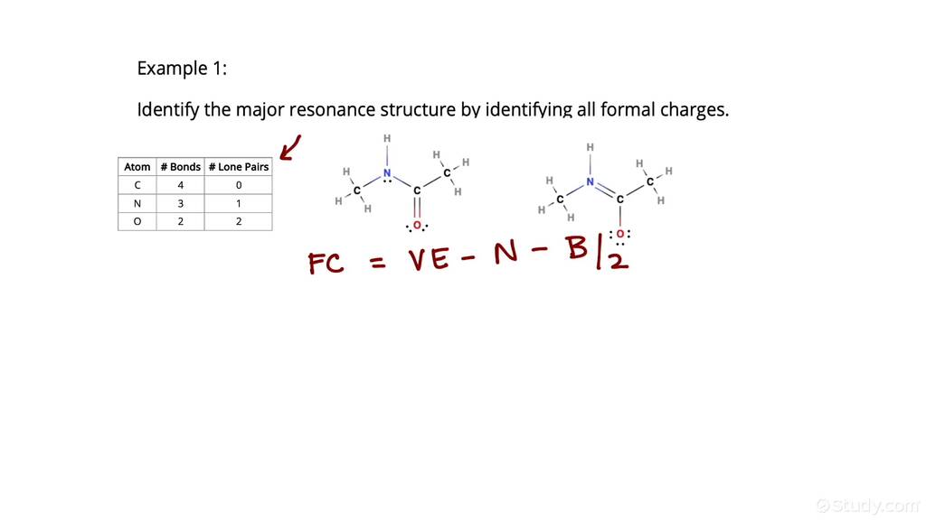 Determining which Resonance Form Contributes More to the Resonance ...