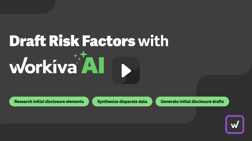 AI for Finance, Risk, and Sustainability | Workiva