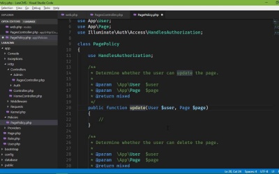 Build a CMS With Laravel - Using Policies to Control Abilities