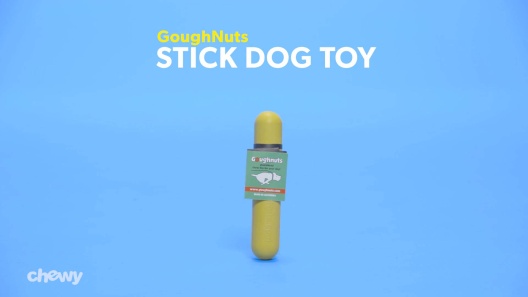 GOUGHNUTS Stick Dog Toy, Orange, Original - Chewy.com