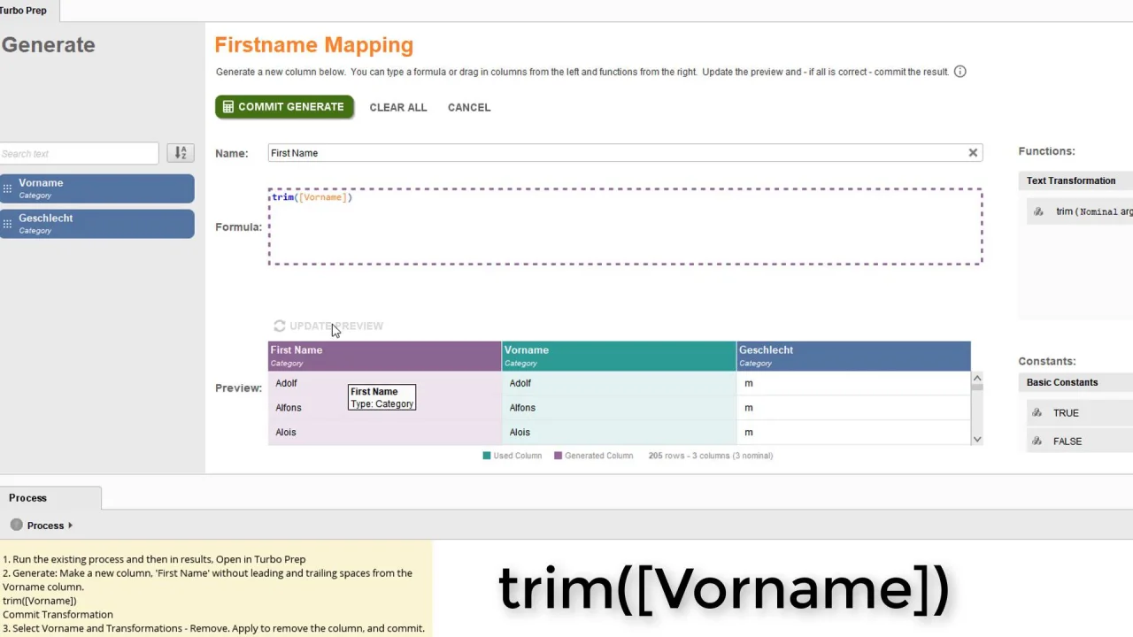 Trim whitespace | RapidMiner Studio Trim whitespace | RapidMiner Studio