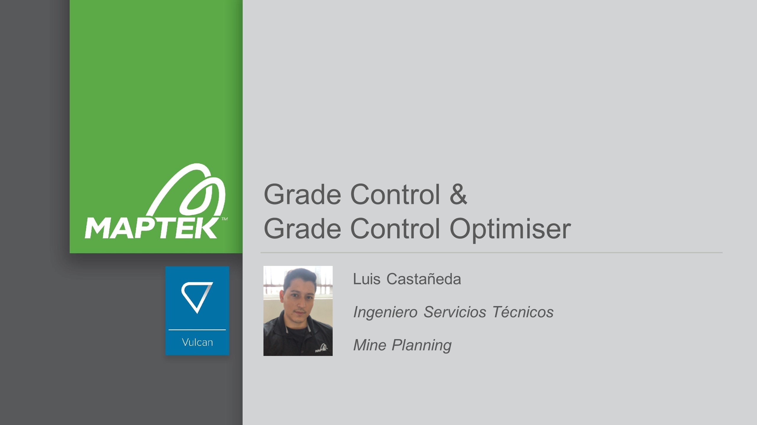 Maptek - Grade Control & Grade Control Optimiser