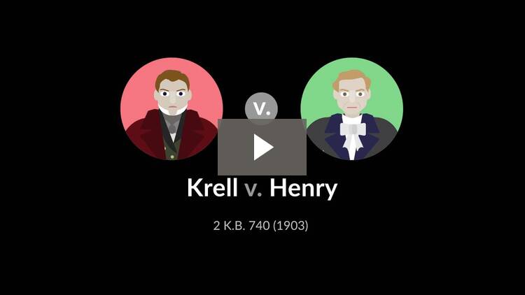 Krell v. Henry - Case Brief - Quimbee