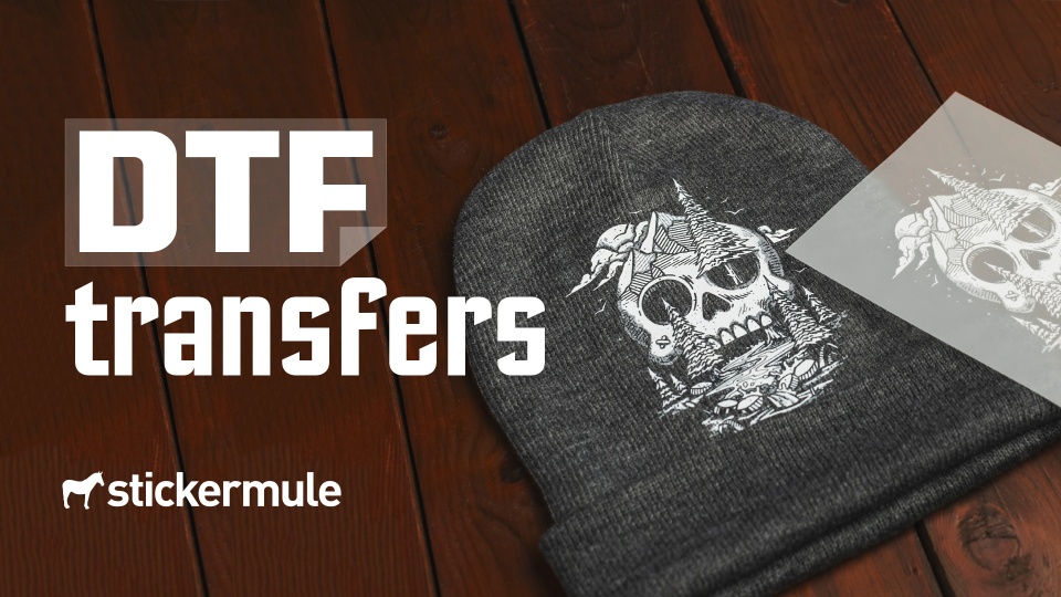 DTF Transfers | Custom iron-on transfers for t-shirts | Sticker Mule