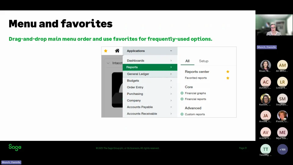 Sage Intacct Virtual Meetups