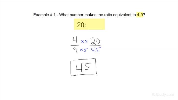 How To Write Equivalent Ratios Math Study