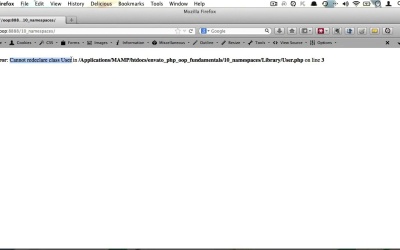 PHP Object Oriented Programming Fundamentals - Working With Namespaces