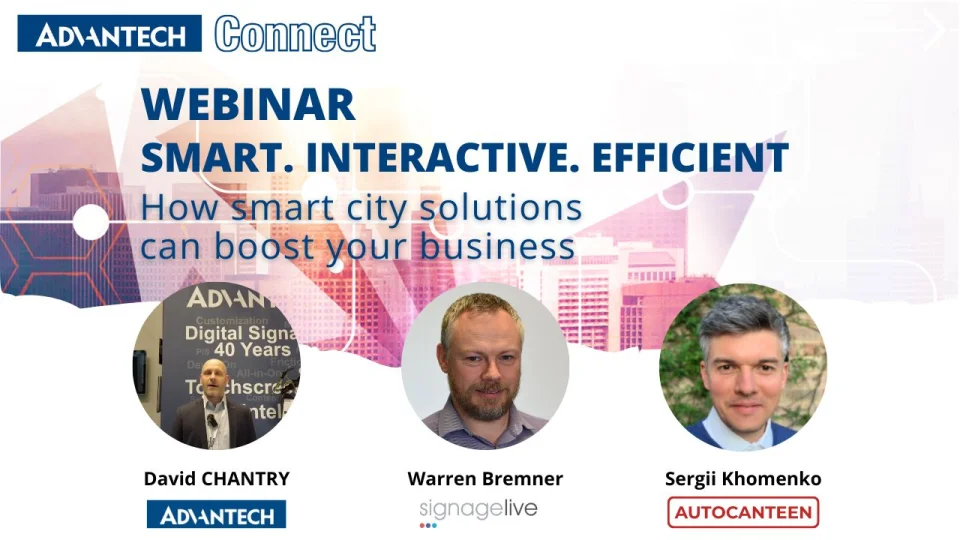 Advantech Connect | How Smart City Solutions Can Boost Your Business - Videos - Advantech Connect