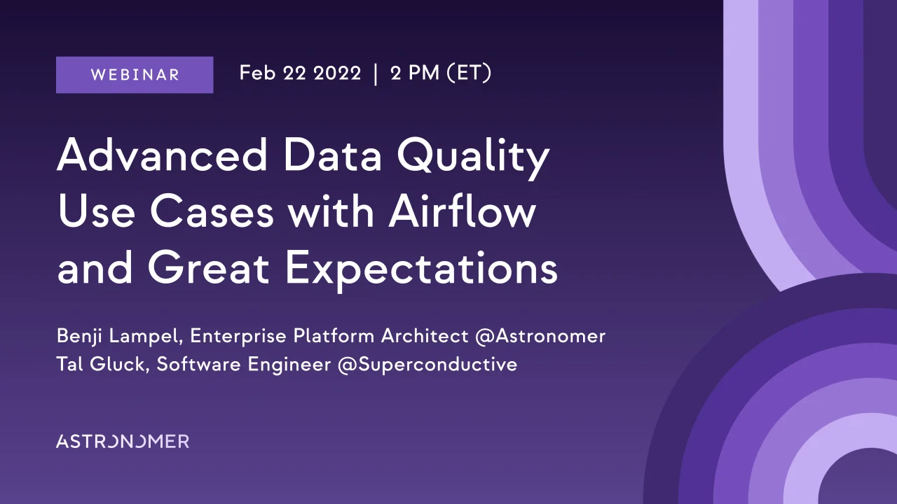 Data Quality Use Cases with Airflow and Great Expectations - Video