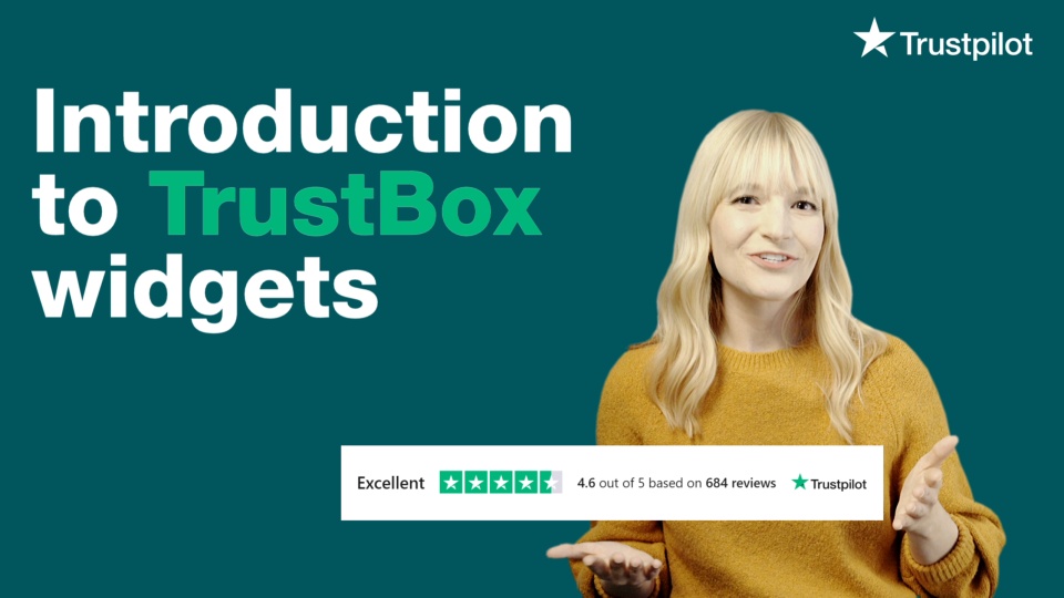 What is a TrustBox widget?